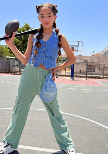 ווסט ג'ינס ליקי SWEET GIRL מידות 8-18 - Dorin Tabib