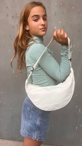 תיק ניילון לילדות ולנערות בצבע בז' - Dorin Tabib